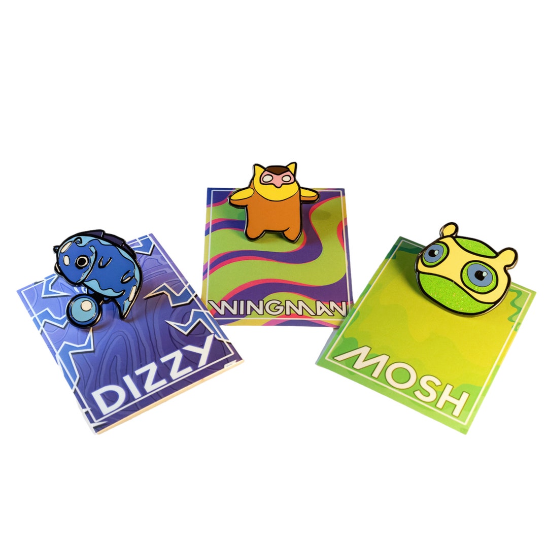 Valorant Gekko Pin - Custom Cute Hard Enamel Pins - Etsy