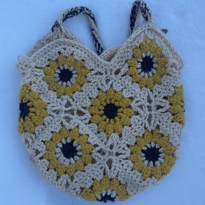 Crochet Flower Bag - Etsy