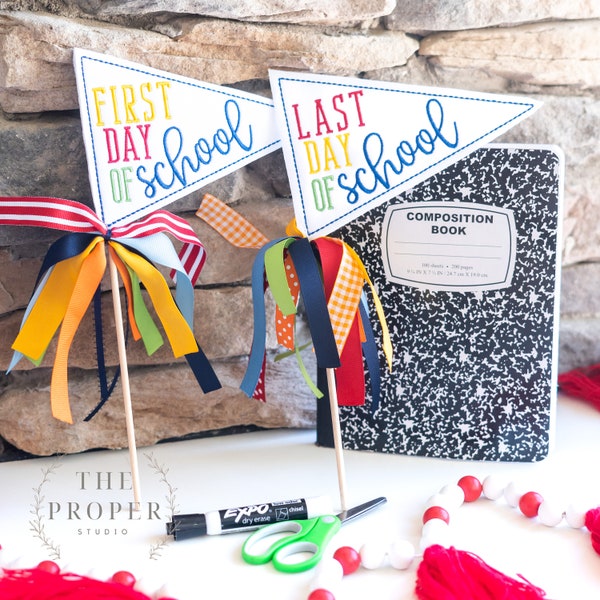 Banderín escolar - Etsy México