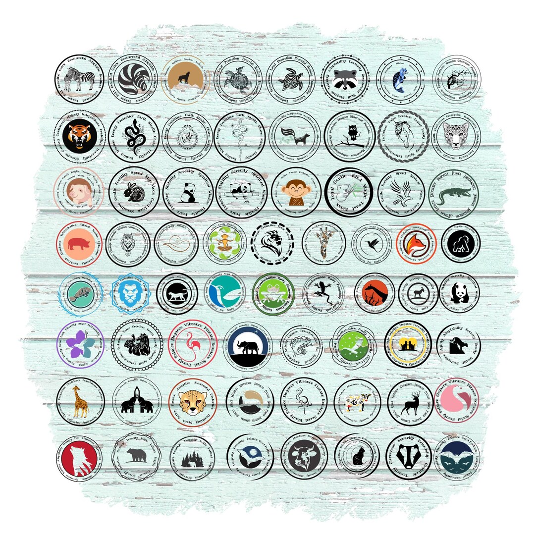 Animal SVG * Spirit Animals * Symbolisms * 66 Designs * Instant ...