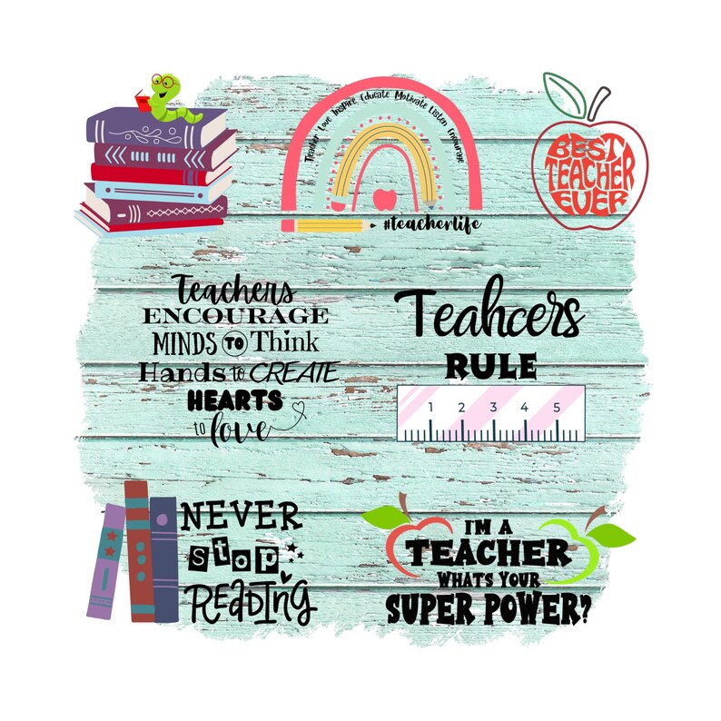 Teacher SVG Bundle * Classroom SVG * School Svg * 76 Designs* Instant ...