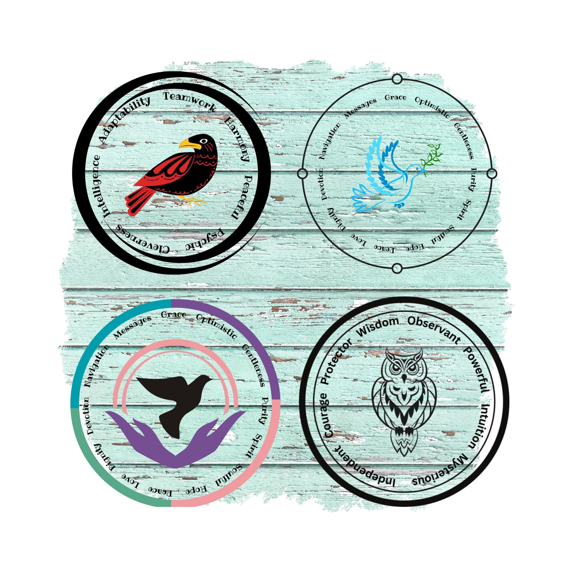 Birds Spirit Birds Bird SVG Symbolism 25 Designs Instant DOWNLOAD Great ...