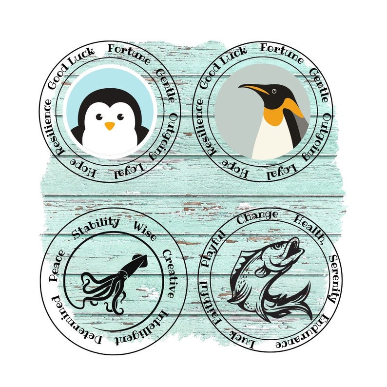 Ocean Animals Symbolism Meanings Spirit Animals 25 Designs Instant ...