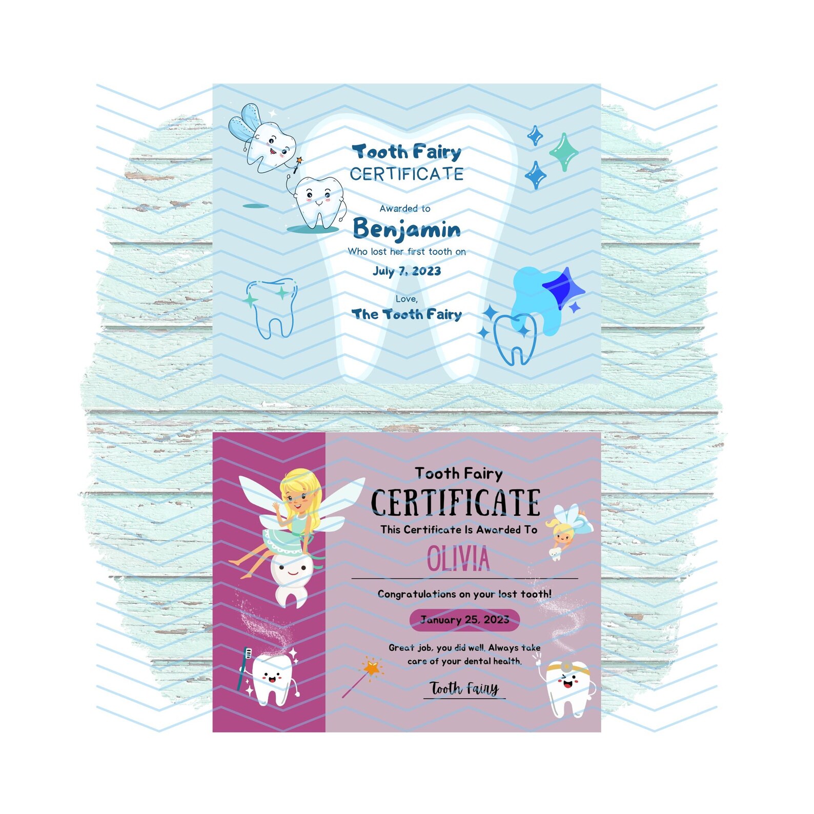 Tooth Fairy SVG *BONUS* Tooth Fairy Chart + Certificate *10 Designs ...