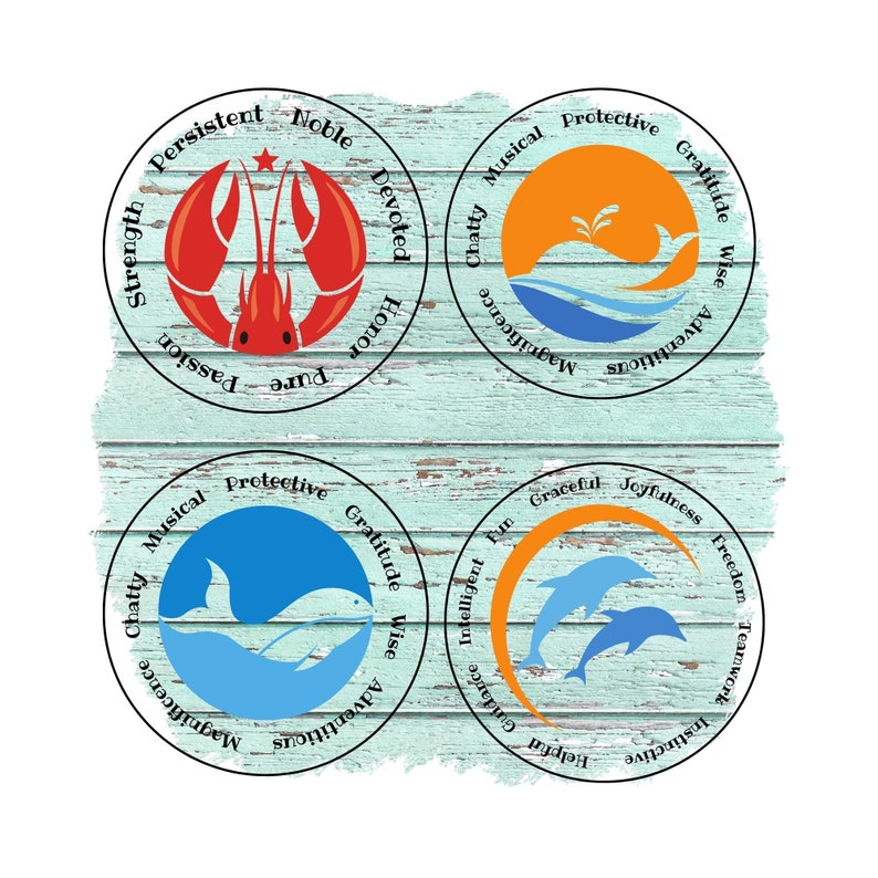 Ocean Animals Symbolism Meanings Spirit Animals 25 Designs Instant ...