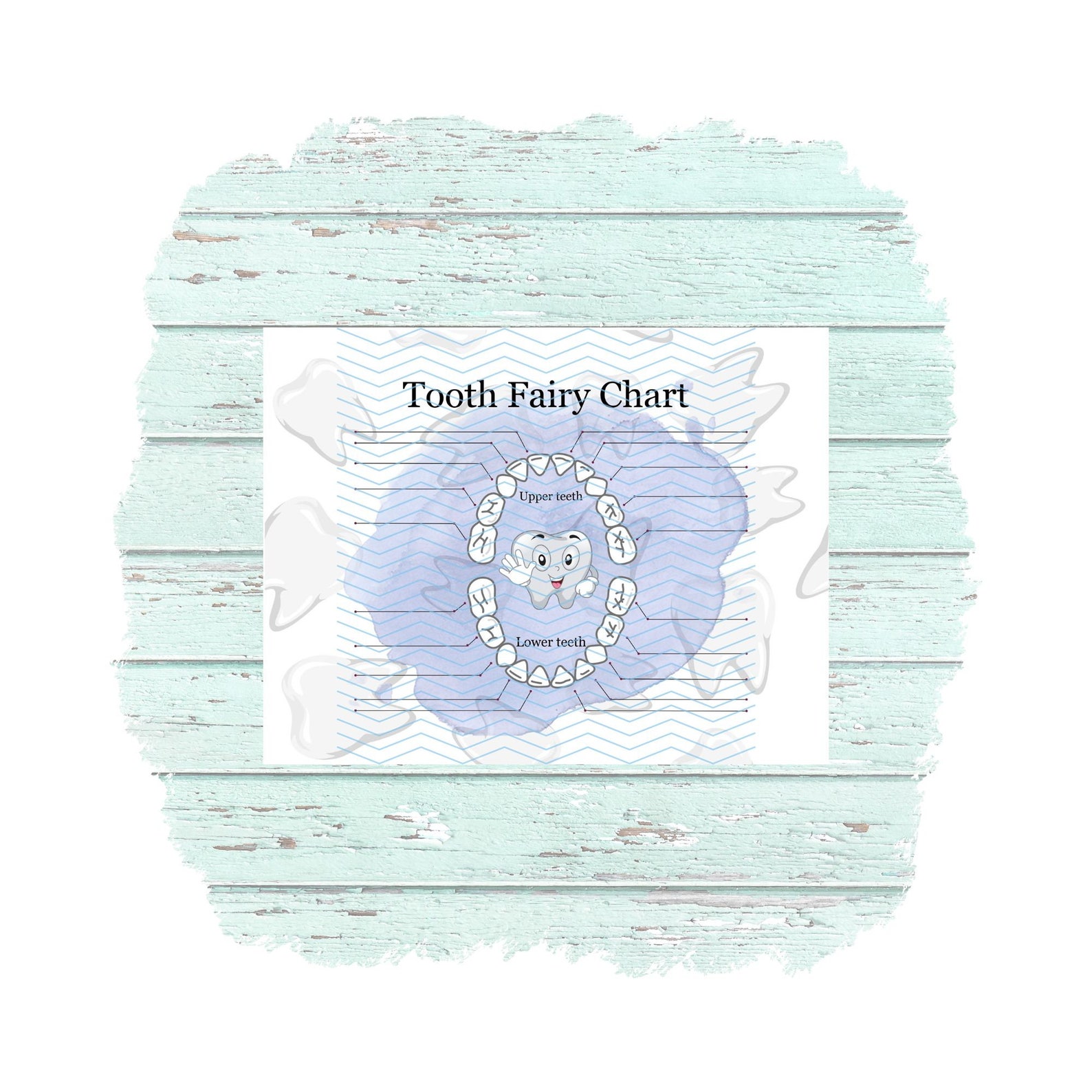 Tooth Fairy SVG *BONUS* Tooth Fairy Chart + Certificate *10 Designs ...