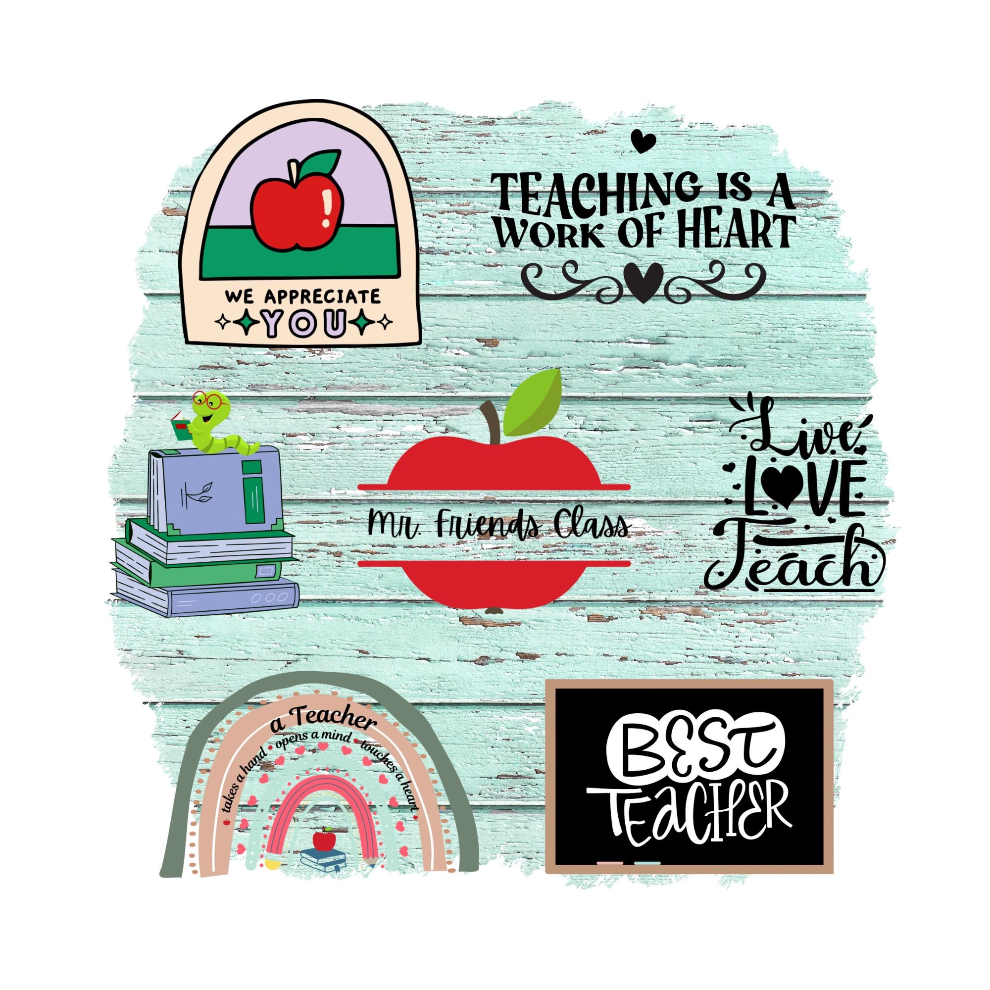 Teacher SVG Bundle * Classroom SVG * School Svg * 76 Designs* Instant ...
