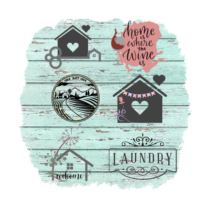 Home SVG * House * New Home * Home Sweet Home * 50 Designs* Instant ...