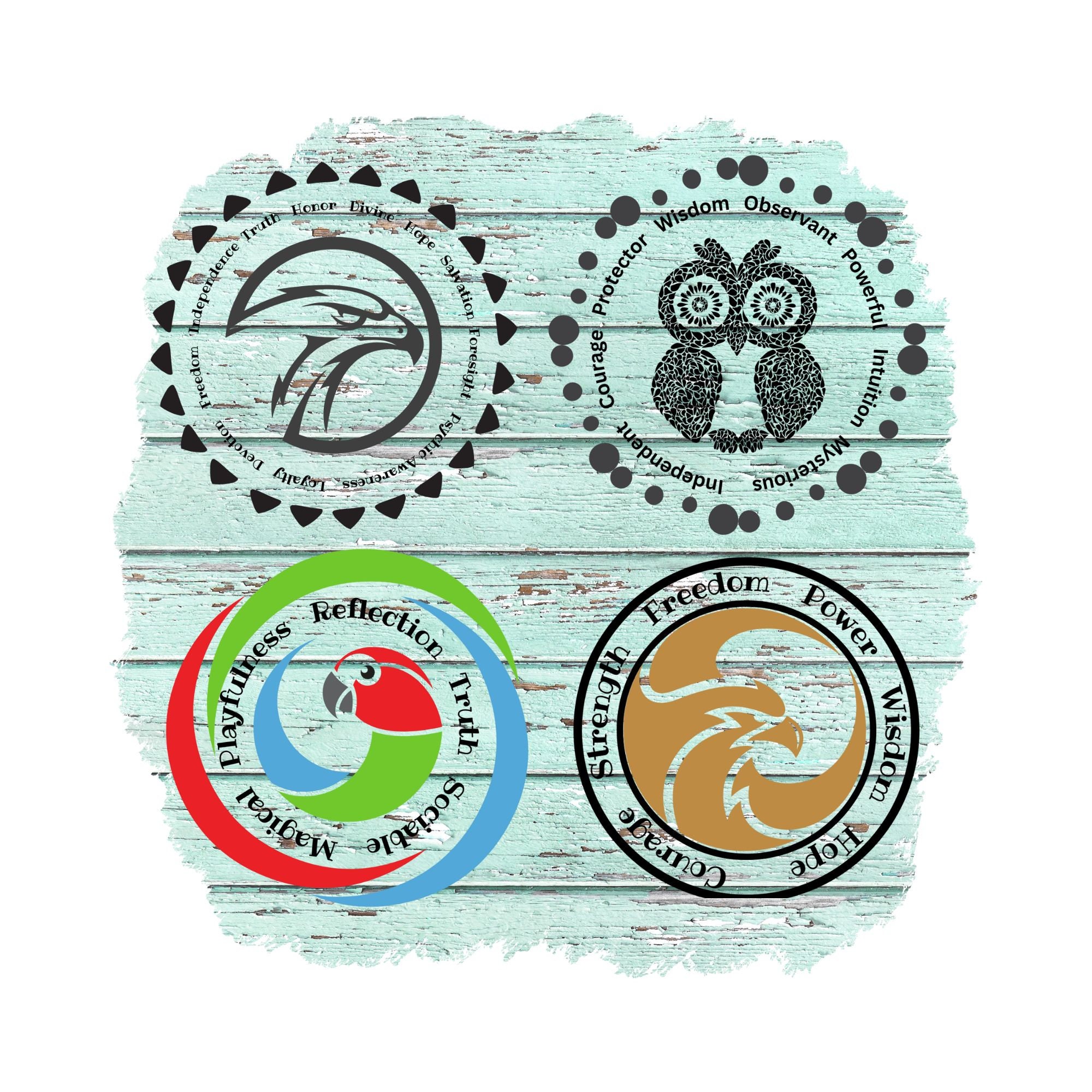 Birds Spirit Birds Bird SVG Symbolism 25 Designs Instant DOWNLOAD Great ...