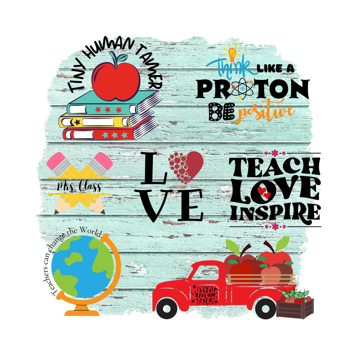 Teacher SVG Bundle * Classroom SVG * School Svg * 76 Designs* Instant ...
