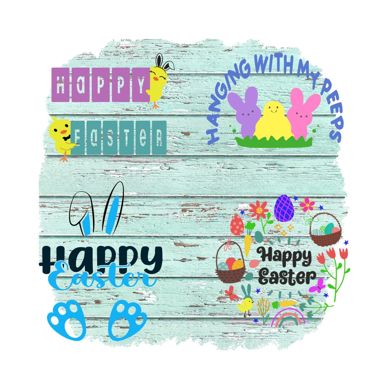 Easter Bundle* My 1st Easter * Cutest Chick * Happy Easter *multiple ...