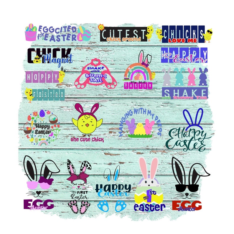 Easter Bundle* My 1st Easter * Cutest Chick * Happy Easter *multiple ...