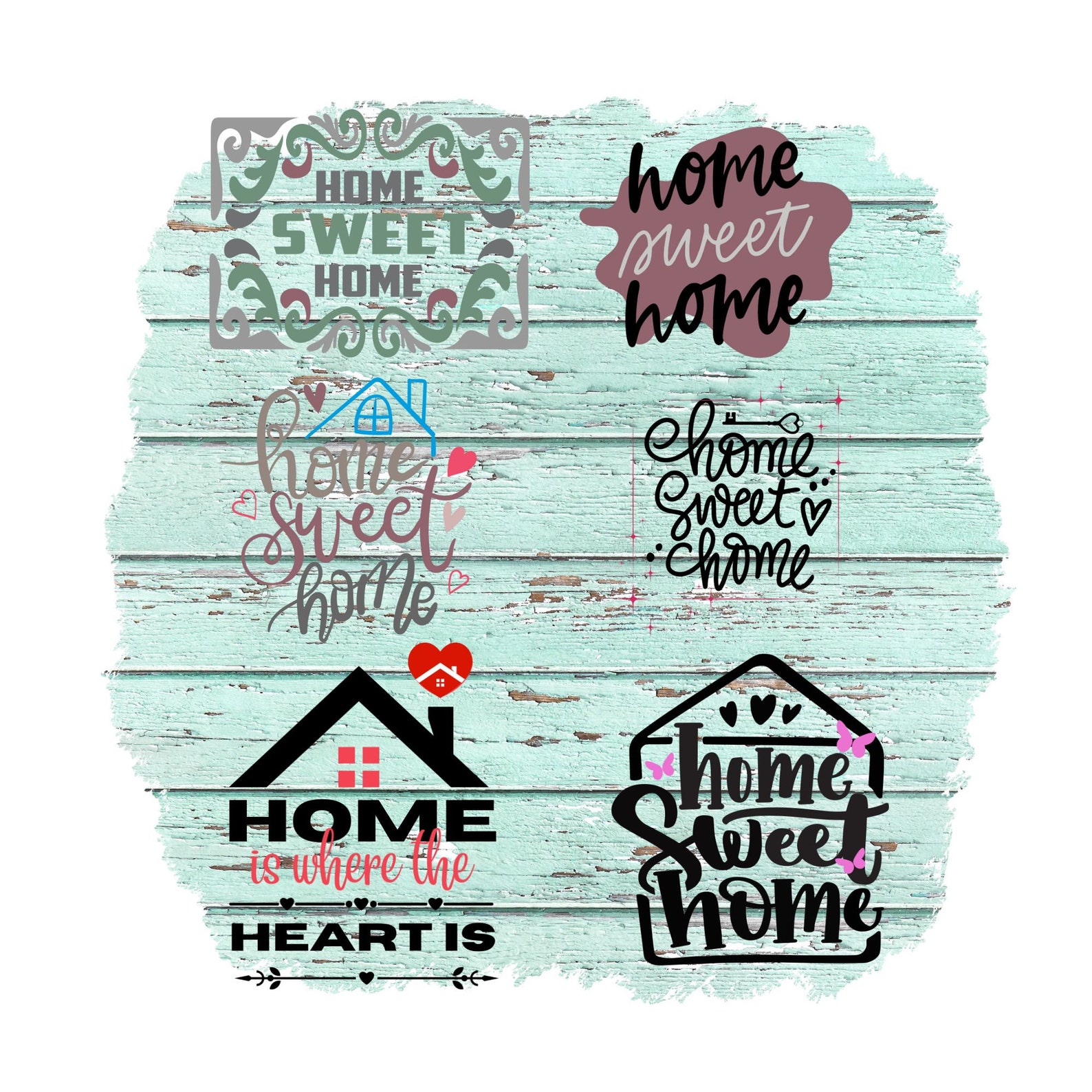 Home SVG * House * New Home * Home Sweet Home * 50 Designs* Instant ...