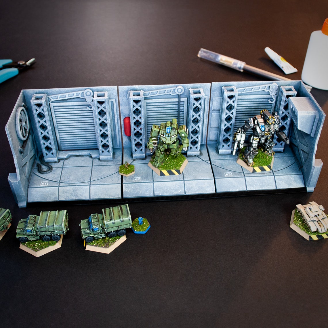 Mech Hangar Bay - Etsy