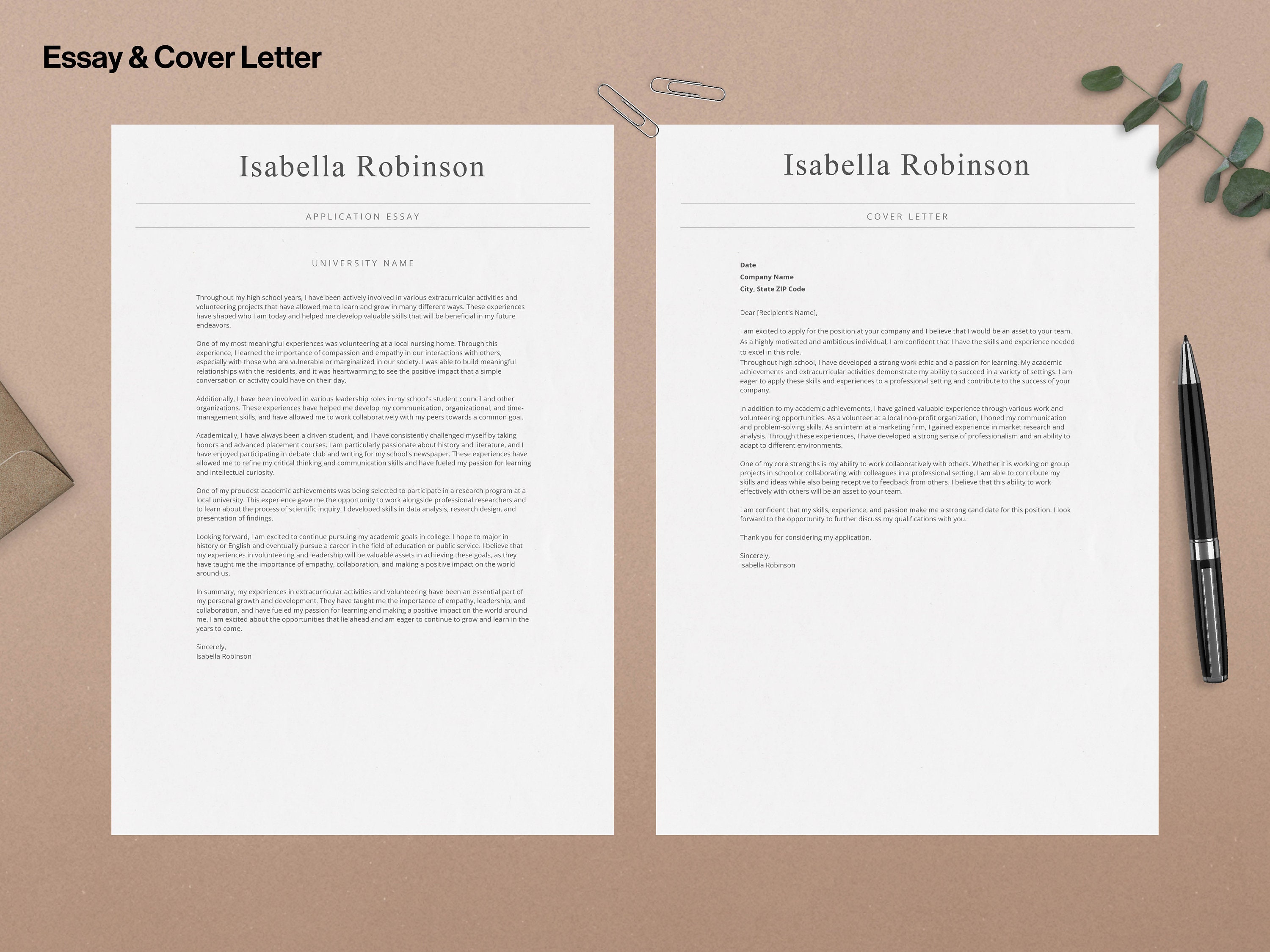 Student Resume Template, Google Docs for Internship, High School ...