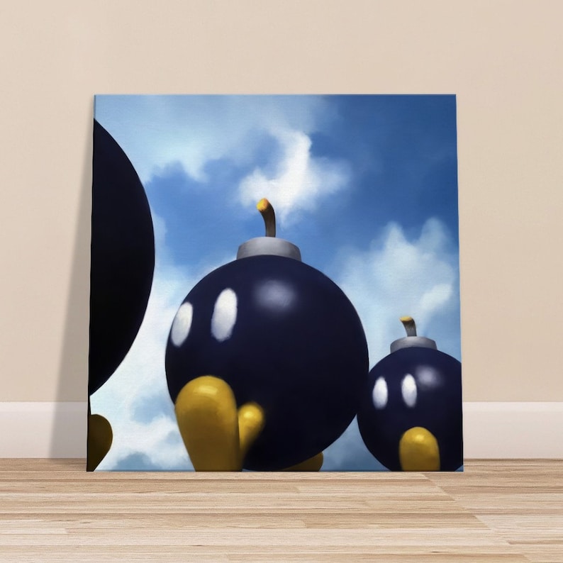 Bob-omb Battlefield Canvas Print – Super Mario 64 Wall Art - Etsy