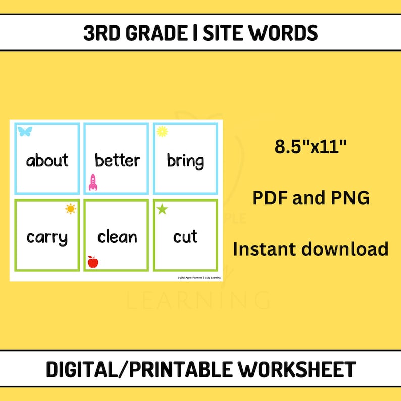 Printable Sight Word Flashcards 3rd Grade Sight Words High Frequency printable-sight-word-flashcards-3rd-grade-sight-words-high-frequency