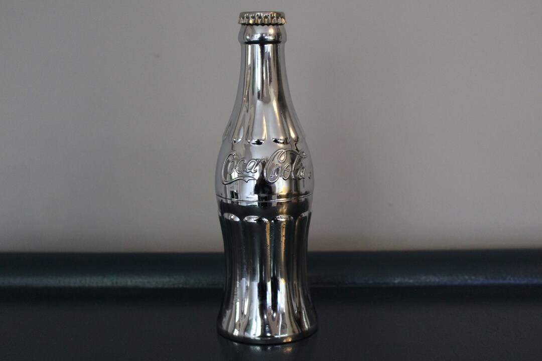 Official Vintage 1990s Coca-cola Solid Metal Coke Bottle - Etsy UK