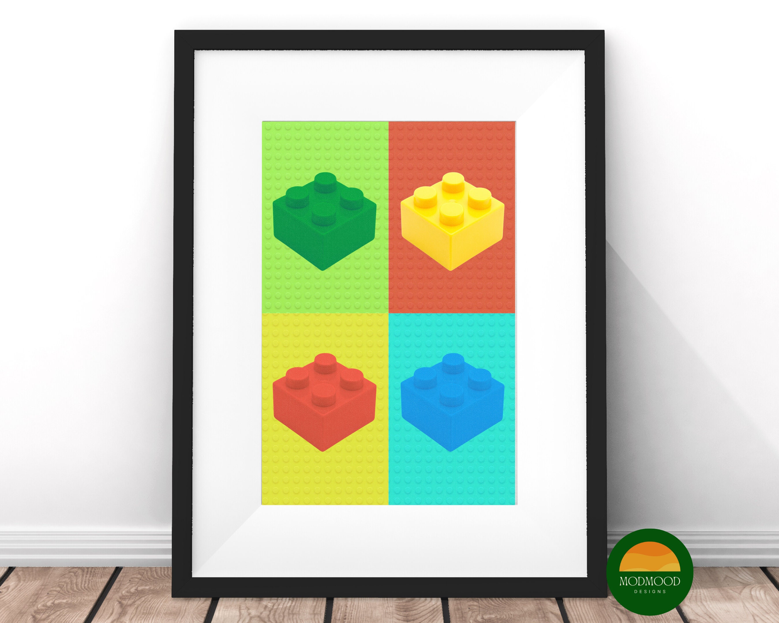 Toy Bricks Printable Art, Boys Room Decor, Building Blocks Poster ...