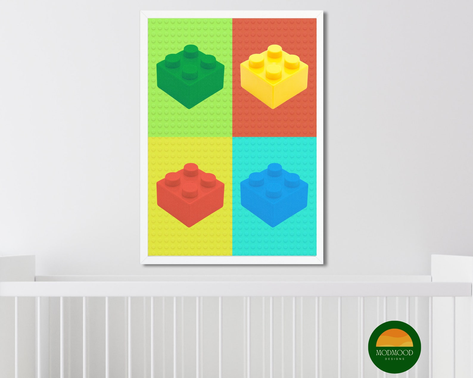 Toy Bricks Printable Art, Boys Room Decor, Building Blocks Poster ...