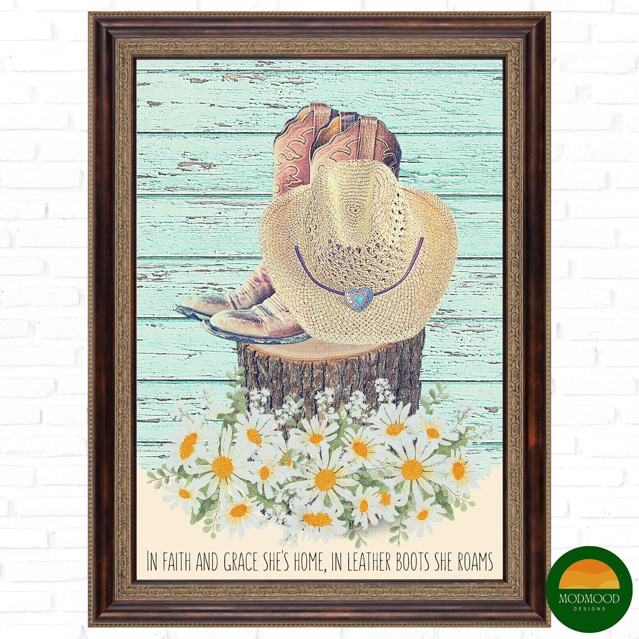 Coastal Cowgirl Printable Beachy Room Decor College Girl Apartment ...