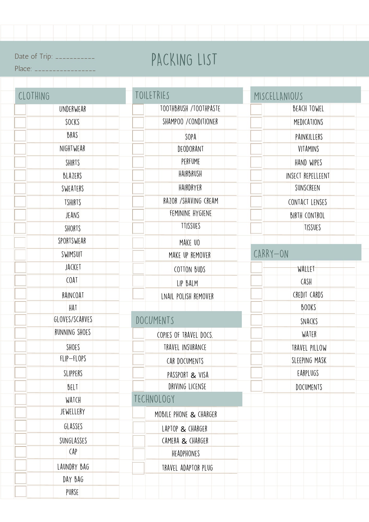 Printable ITALY Travel ITINERARY Template Digital Vacation Travel ...