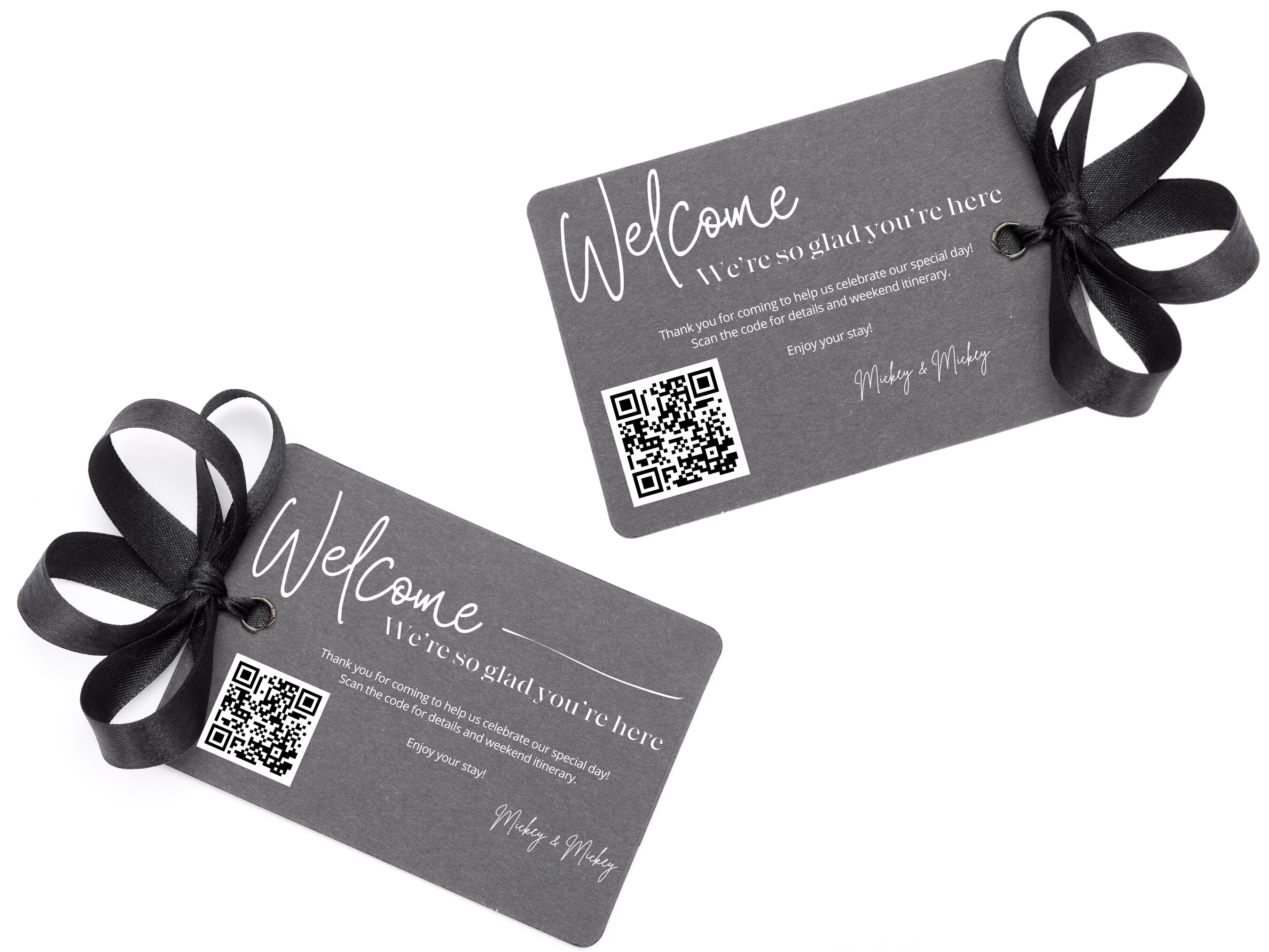 Welcome Guests Card QR Code Card QR Code Wedding Love Qr Code Wedding ...