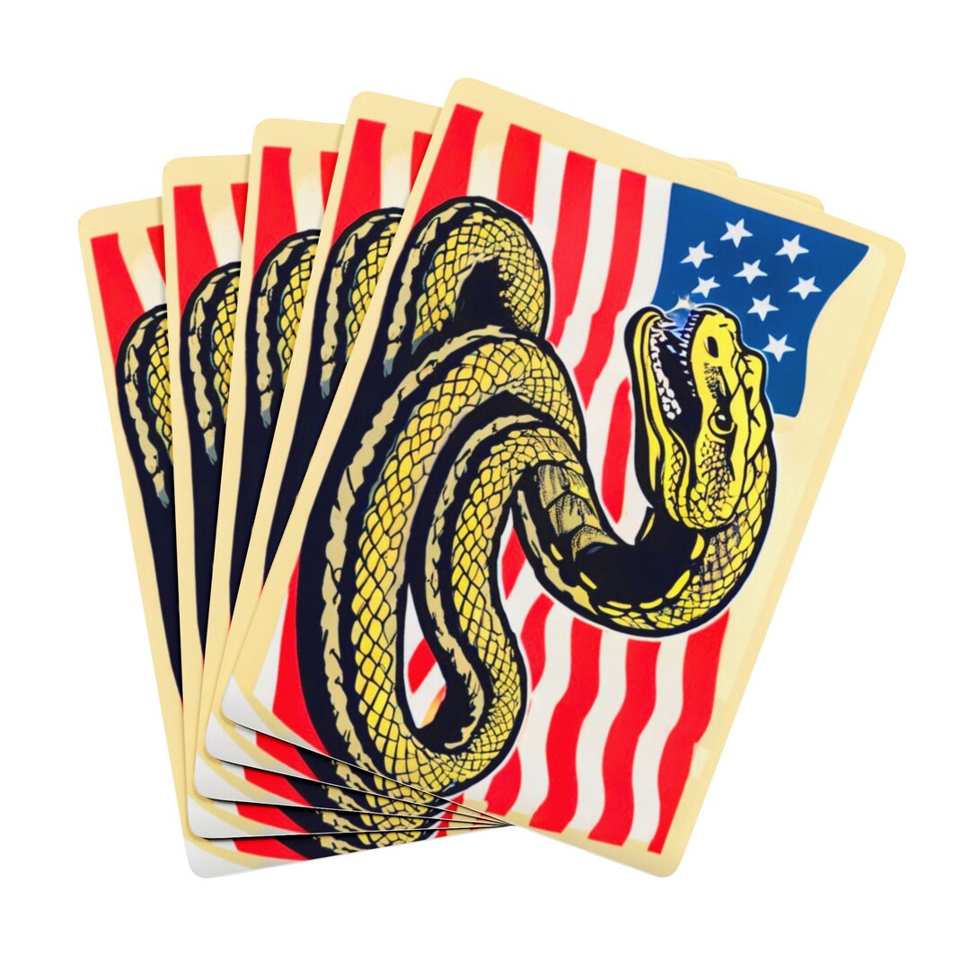 Patriotic Snake Cards - Etsy