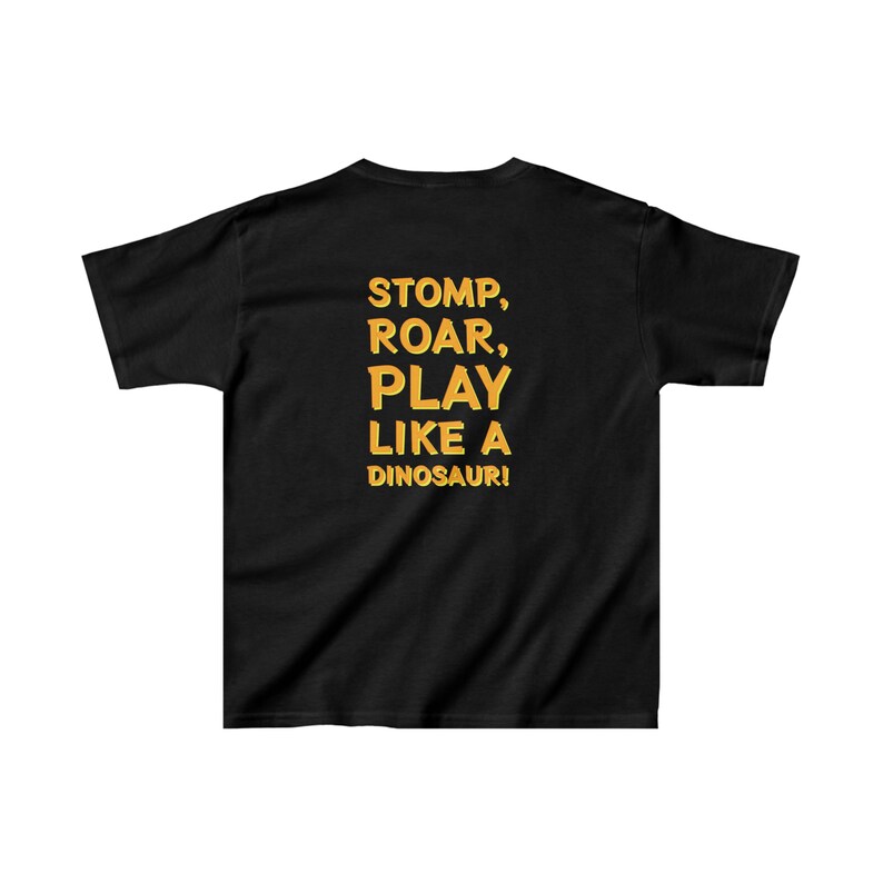 Stomp, Roar, Play Like a Dinosaur Kids Heavy Cotton™ Tee - Etsy