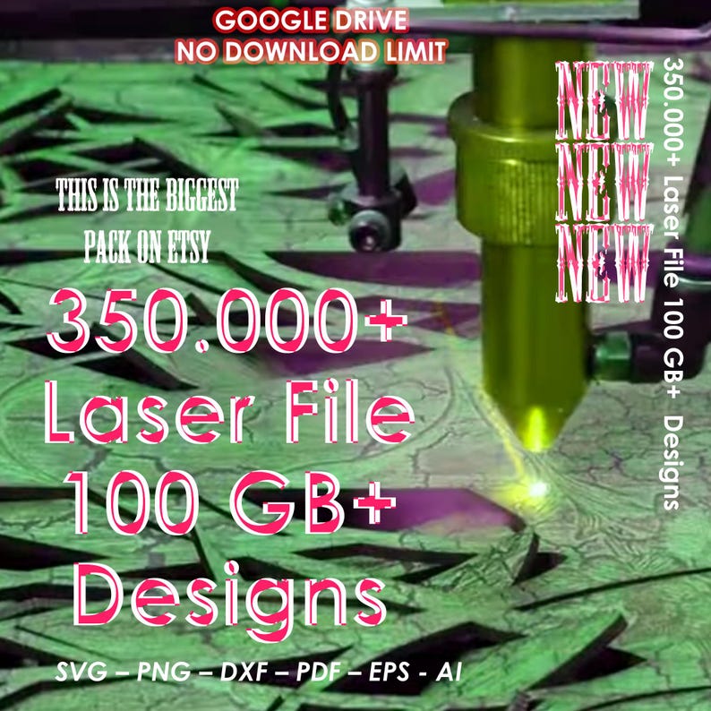 350,000 Laser Cut Designs, Mega Bundle (svg, Dxf, Png, Eps, Pdf) - Etsy