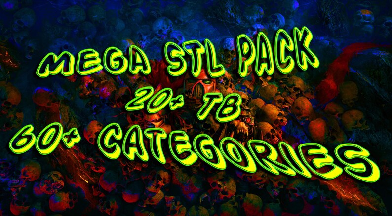 20tb’s Biggest Organized STL Mega Pack for for 3D Printing Files, 60 ...