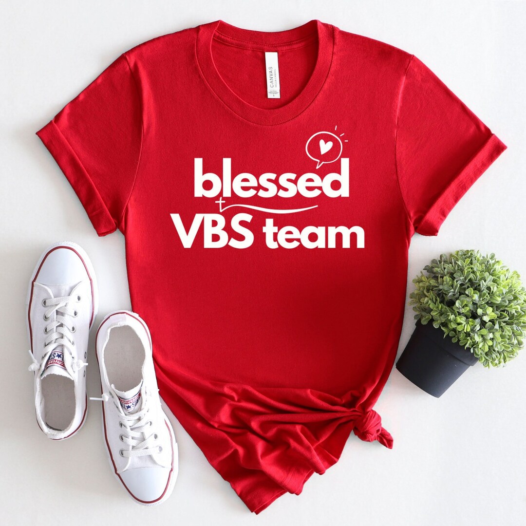 Blessed VBS Team Shirt - Church VBS, I Love VBS T-shirt, Vacation Bible ...