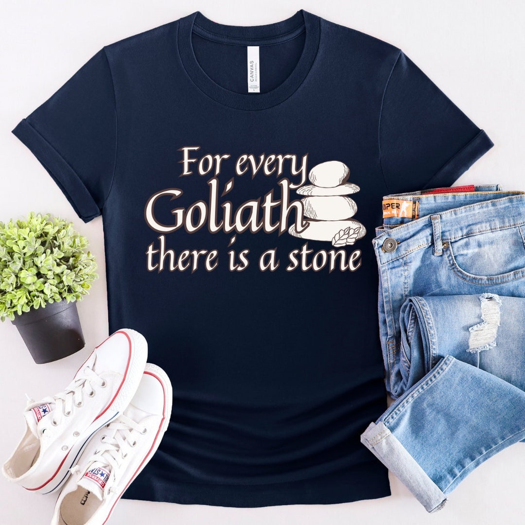 Goliath Shirt - David and Goliath Shirt, Giant Slayer Tee, Inspiration ...