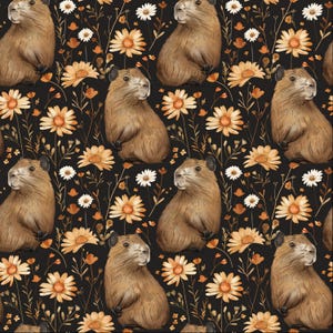 Seamless Capybara Digital Papers 4 Pack for Sublimation & Journaling ...