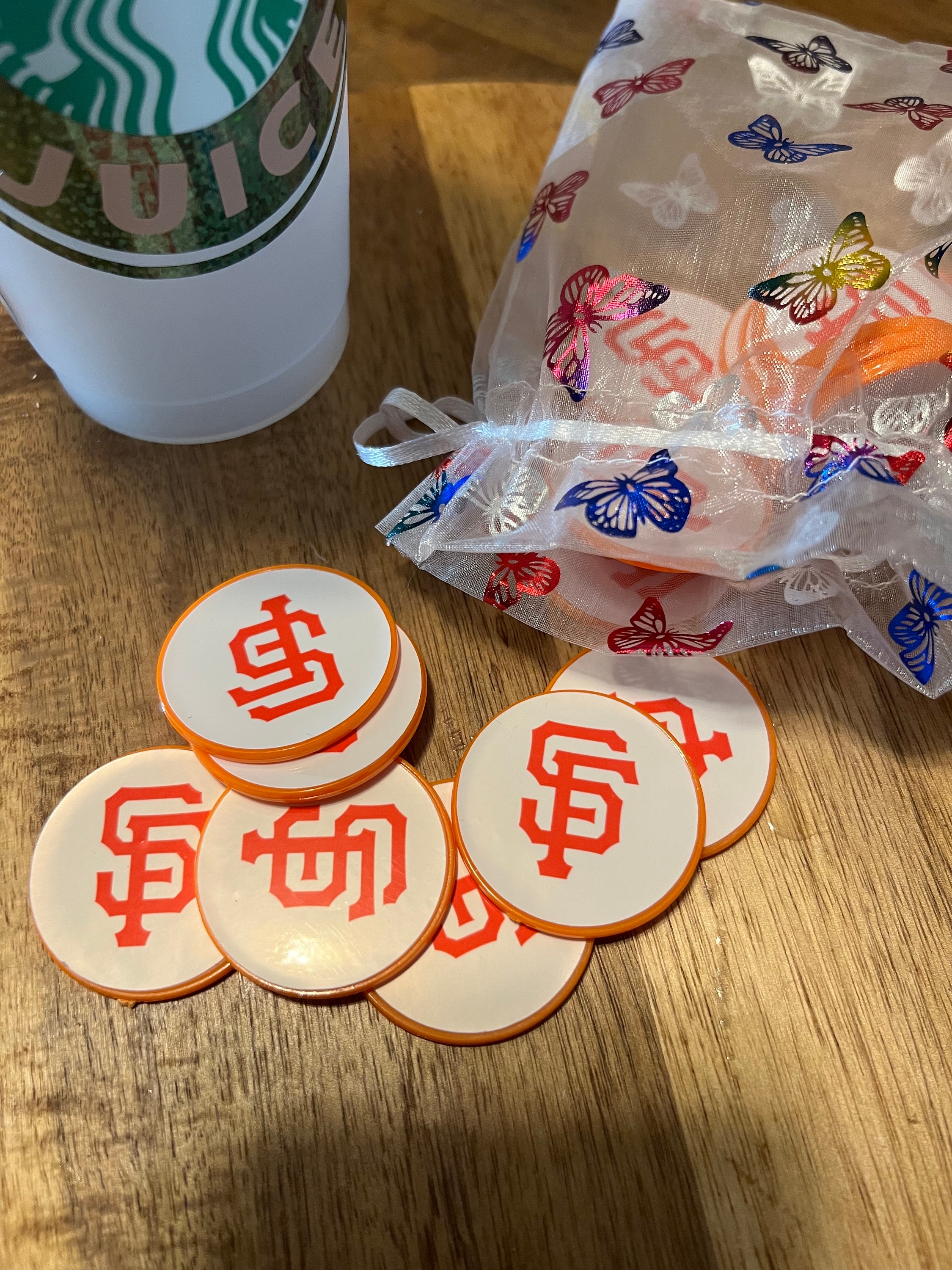 SF Giants Bingo Waiters or Bingo Covers - Etsy