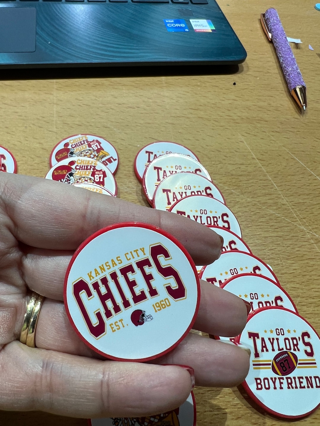 Kansas City Ciefs Bingo Waiters or Bingo Covers New Style - Etsy