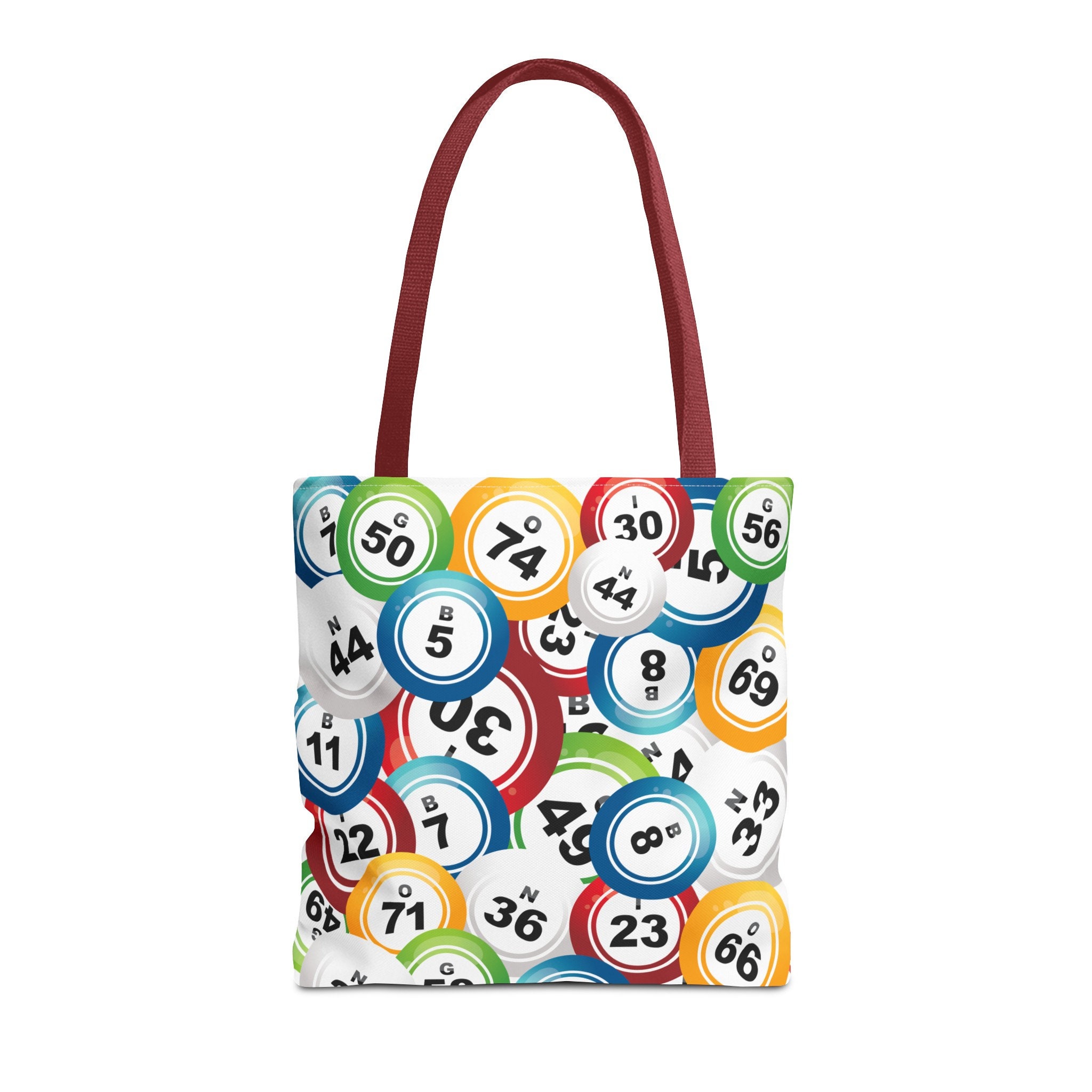 Bingo Pattern Tote Bag Carry Your Fan, Cushion, and All the Supplies ...