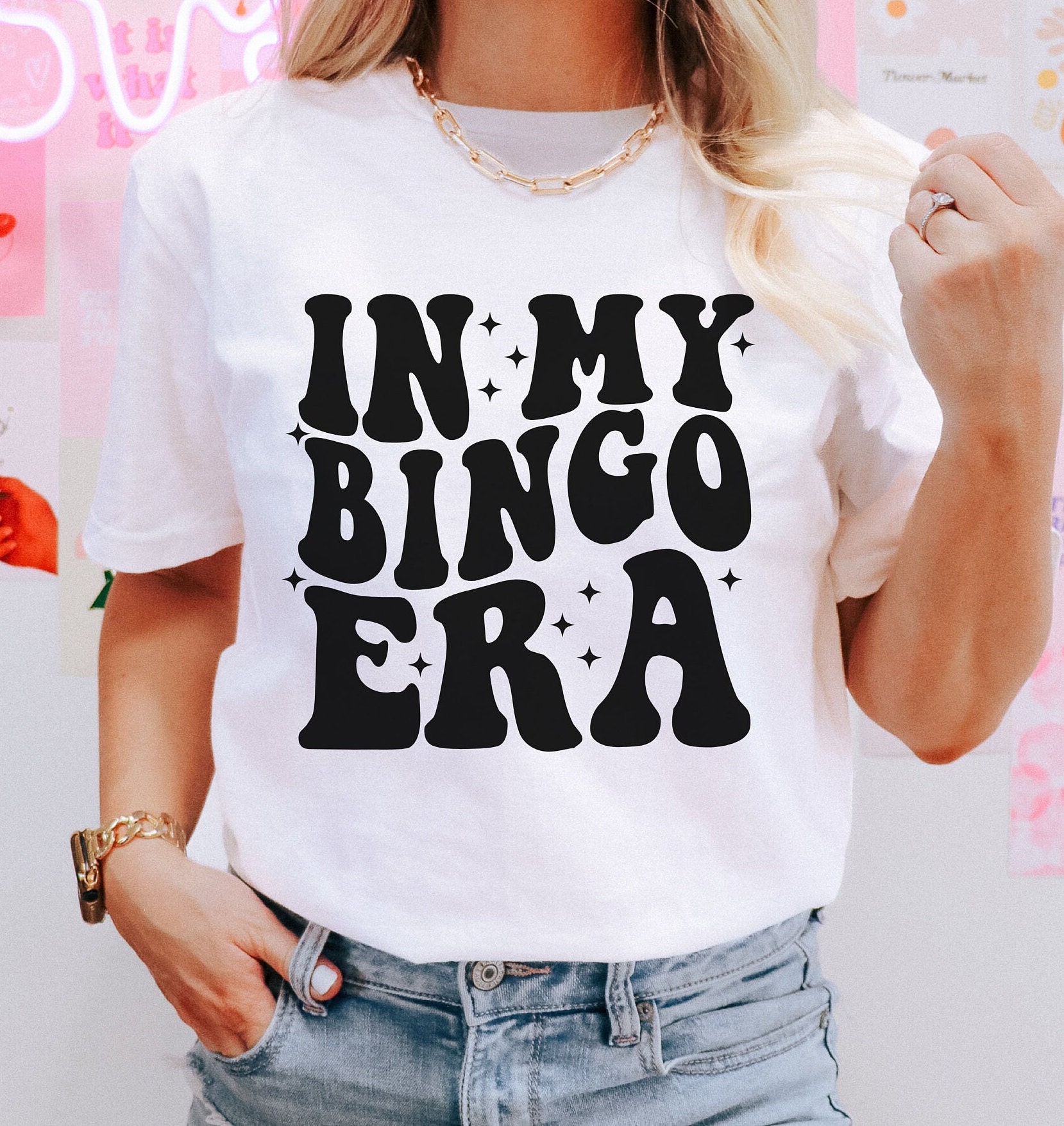 In My Bingo Era Bingo Tshirt for the Bingo Player Pro - If You're ...