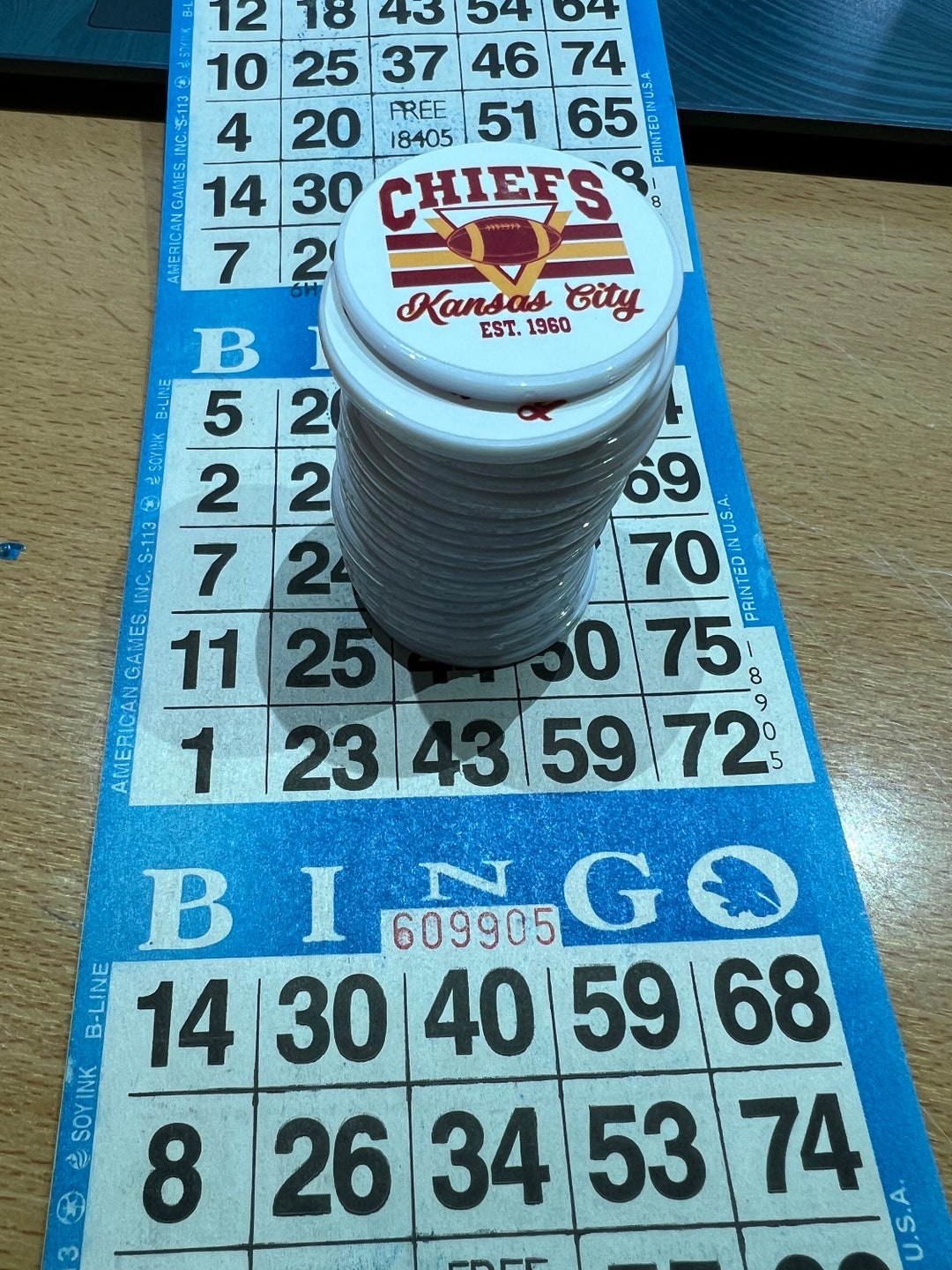 Kansas City Chiefs Bingo Waiters or Bingo Covers New Style - Etsy