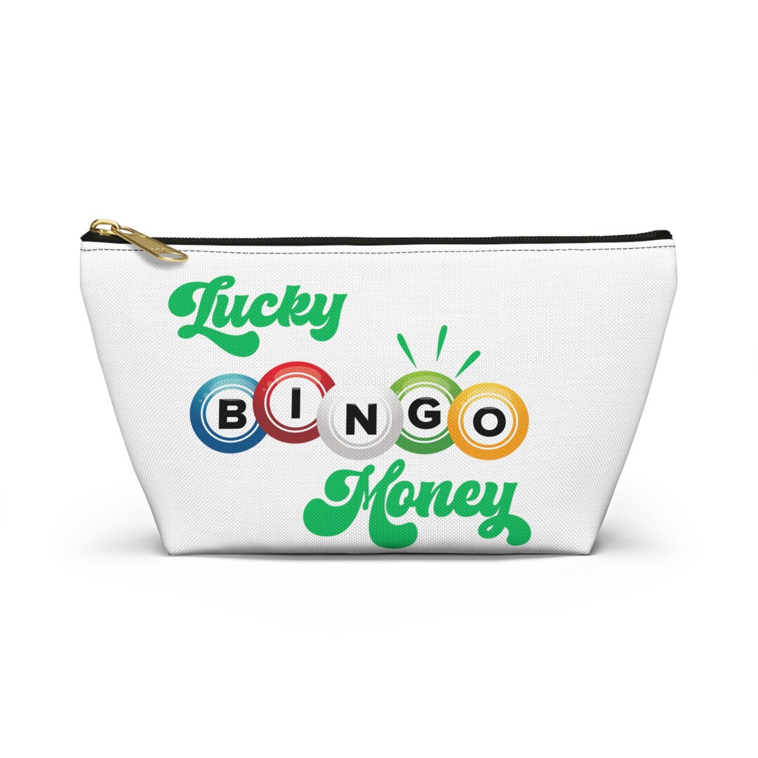 Lucky Bingo Money Cash Stash Bag, the Cutest Little Zippered Pouch to ...