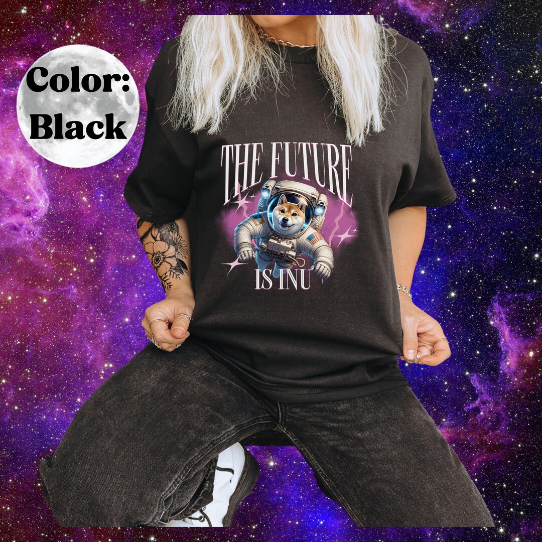 Bootleg Style Shiba Inu Tshirt the Future is Inu Gildan Shirt, DOGE ...