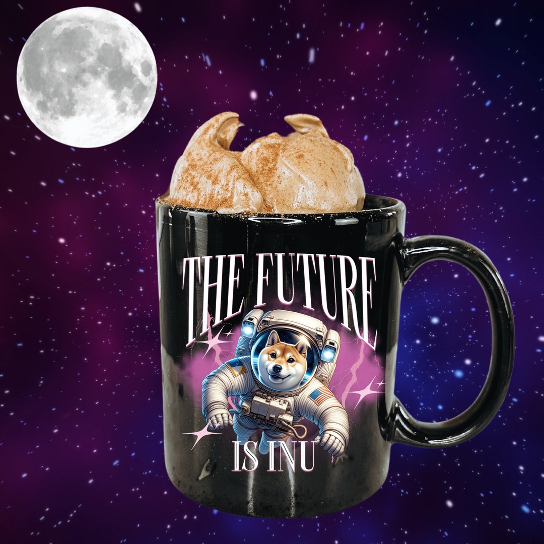 Bootleg Style Shiba Inu DOGE Black Mug 11oz, 15oz the Future is Inu - Etsy