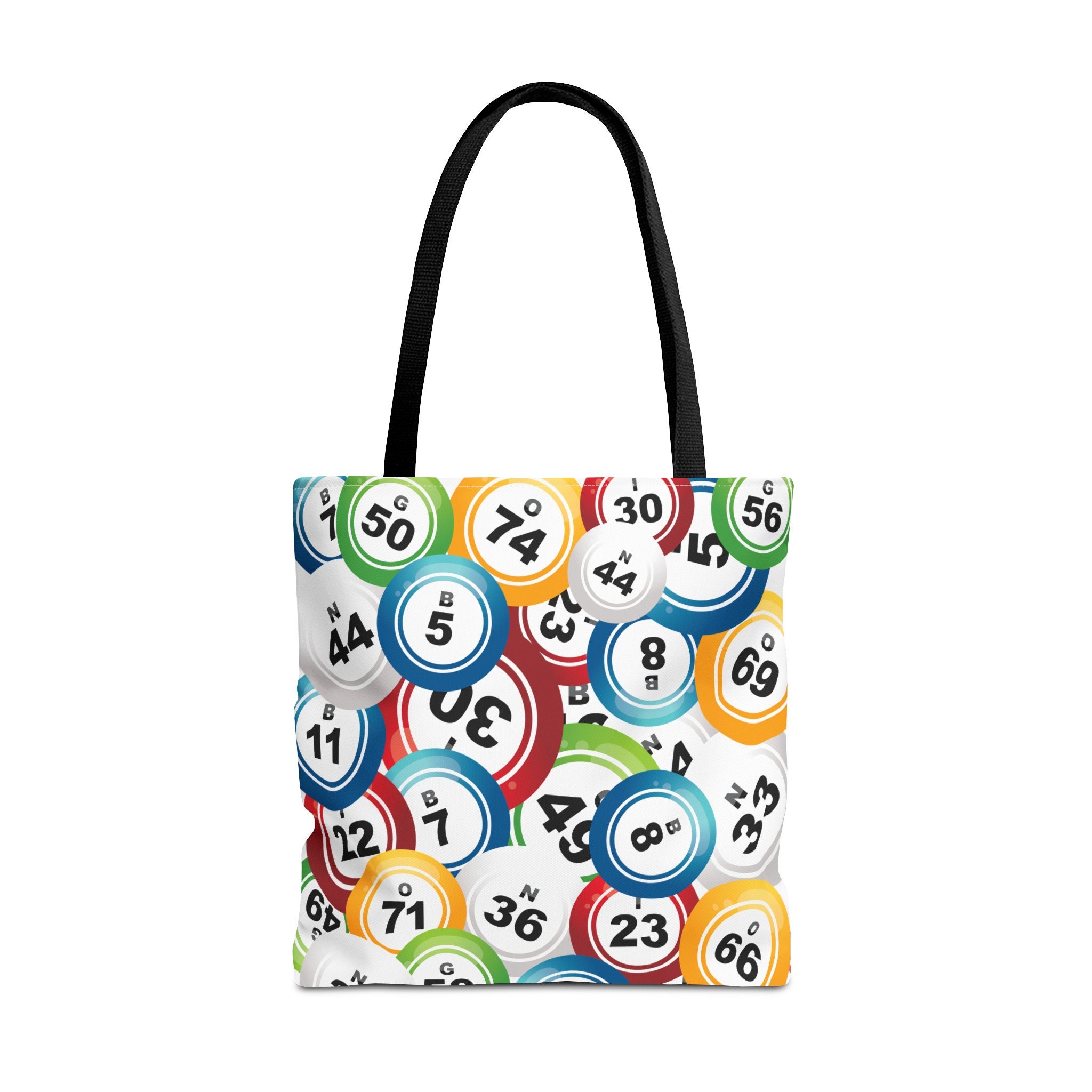 Bingo Pattern Tote Bag- Carry Your Fan, Cushion, and All the Supplies ...