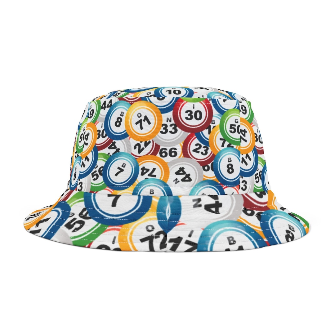 Lucky Bingo Bucket Hat - Perfect for Bingo Players, Fun & Stylish Bingo Accessory, Great Gift ...