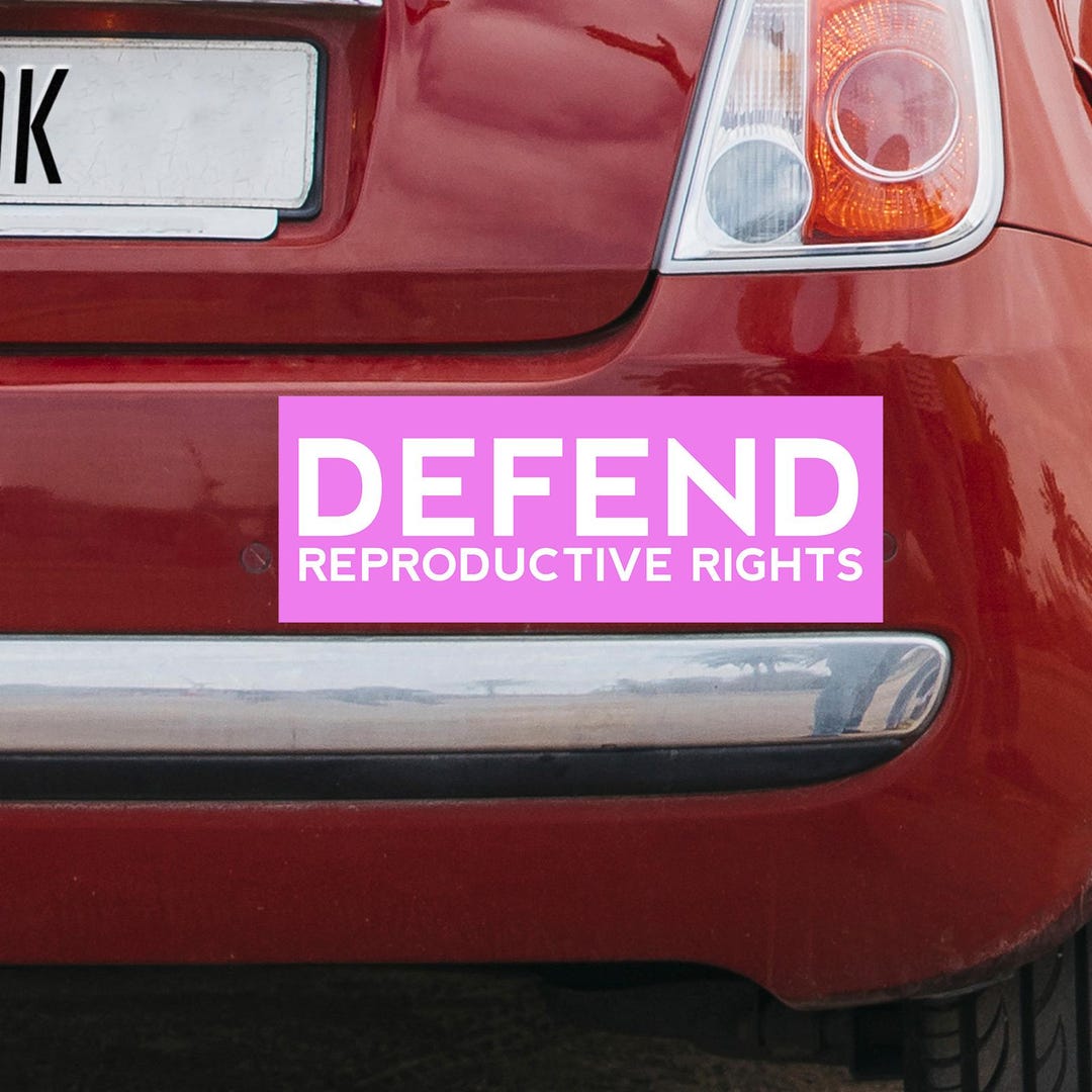 Reproductive Rights Car Bumper Sticker, Femenist Sticker, Femenism Car ...