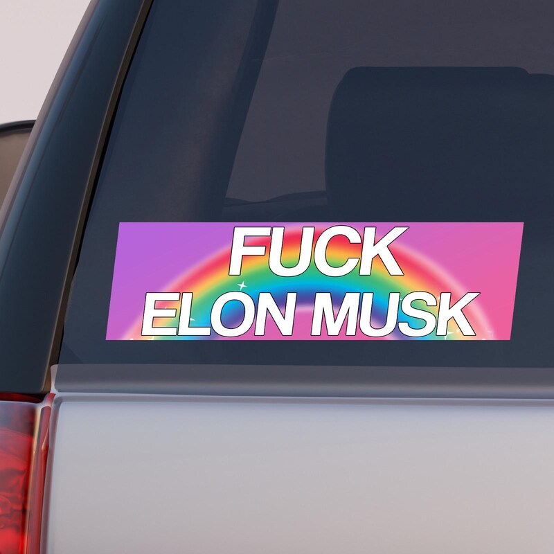 Anti Musk Bumper Sticker - Etsy