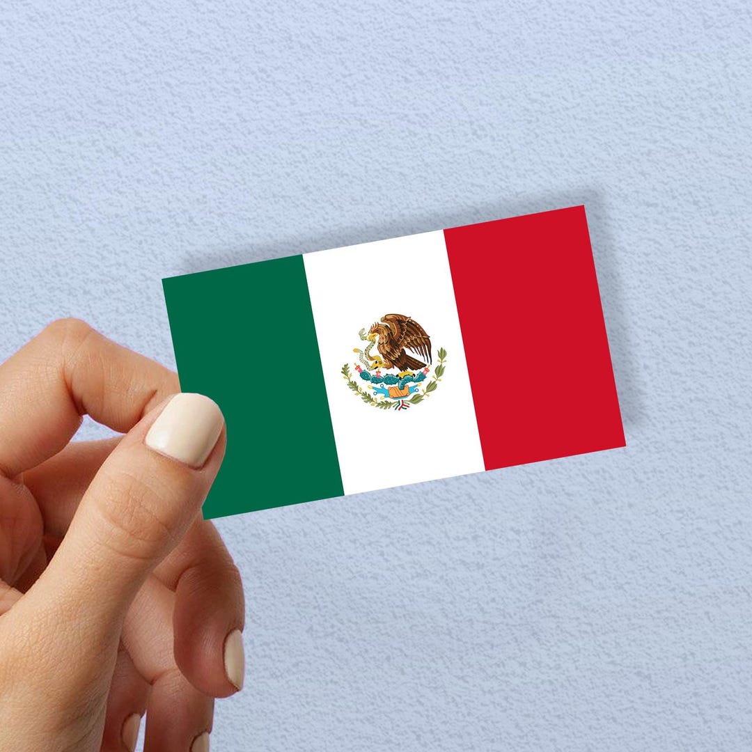 Mexican Flag Sticker, Mexico Sticker, Proud Latino Decal for Laptops ...
