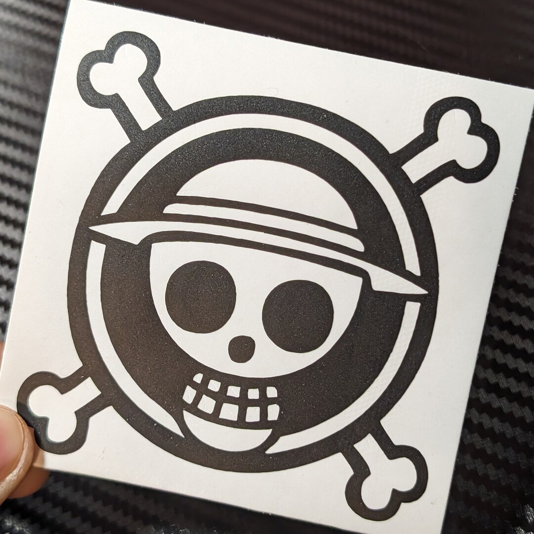 Anime Skull Logo Vinyl One Piece Stickers Anime Decal Car Sticker, Gift ...