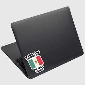 Mexican Flag Me Vale Sticker, Mexico Sticker, Proud Latino Waterproof ...