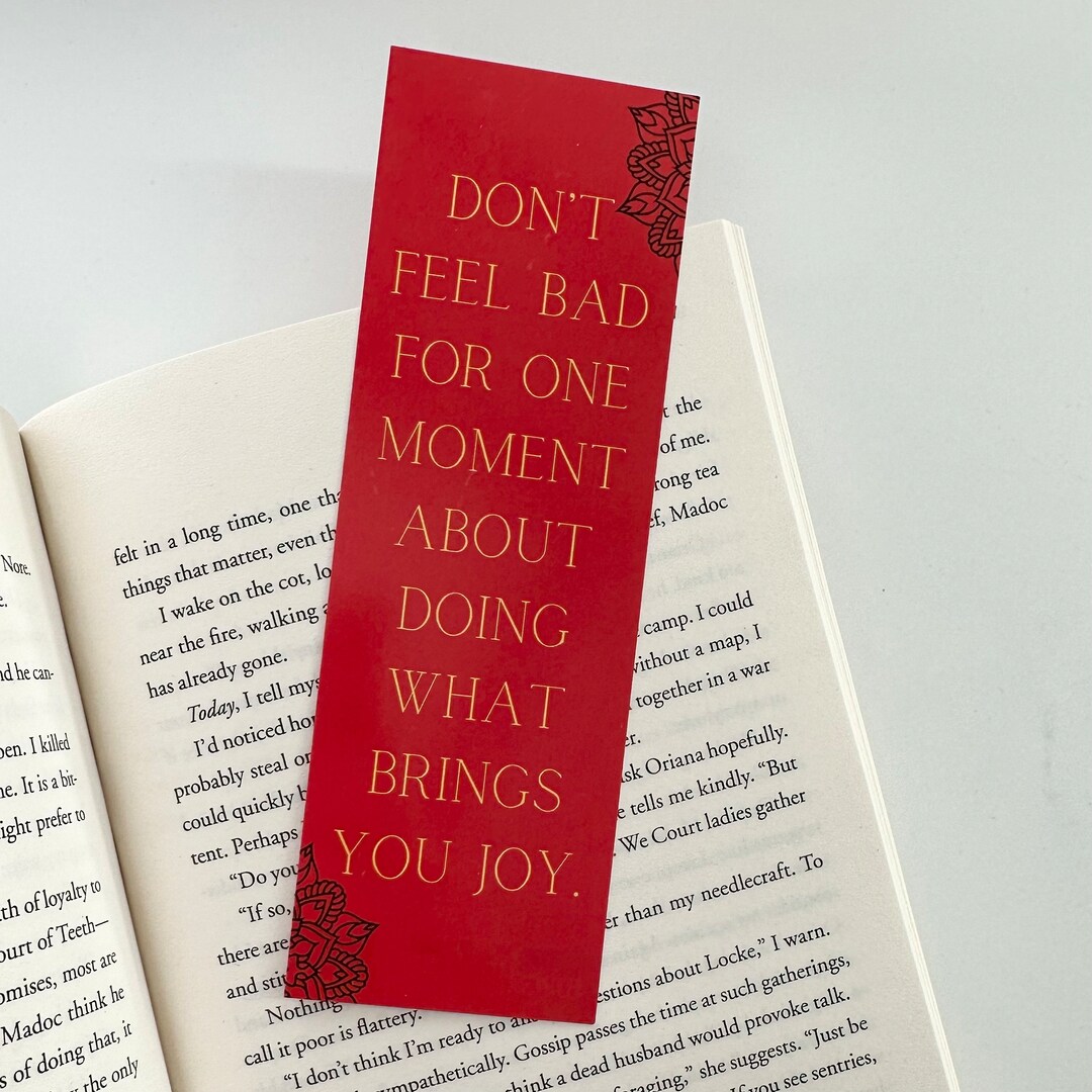 ACOTAR Quote Bookmark: Fantasy Romance Reader Gift - Etsy